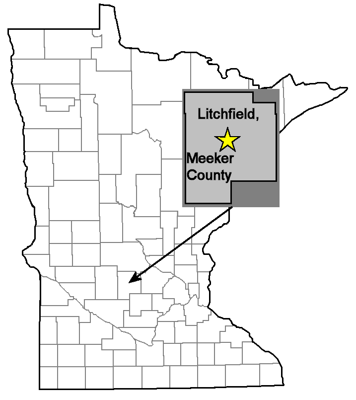Litchfield Mn Map at David Velasquez blog